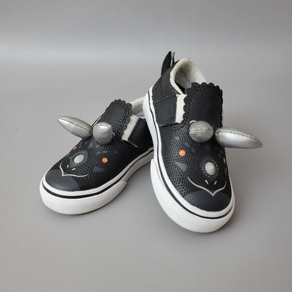 Vans | Shoes | Vans Dinosaur Triceratops Sneakers Toddler Size 6 Hook ...
